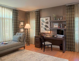 Sophisticated, Inviting Office - Traditional - Home Office - Chicago ...