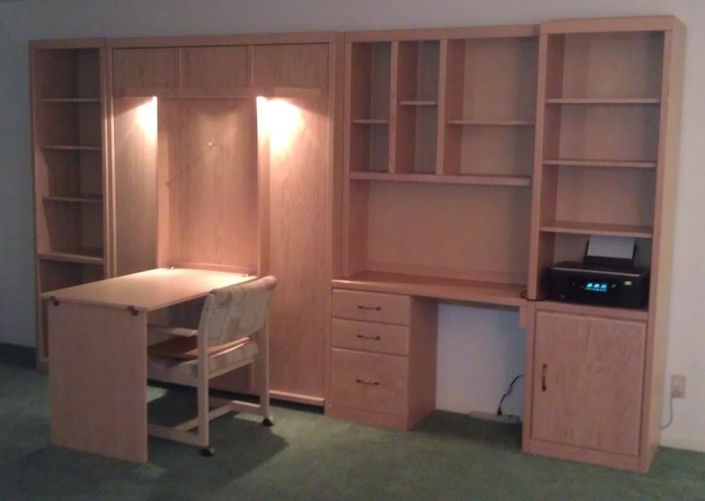 Space Saving Wall Beds and Cabinetry/Furniture - Moderno - Despacho ...
