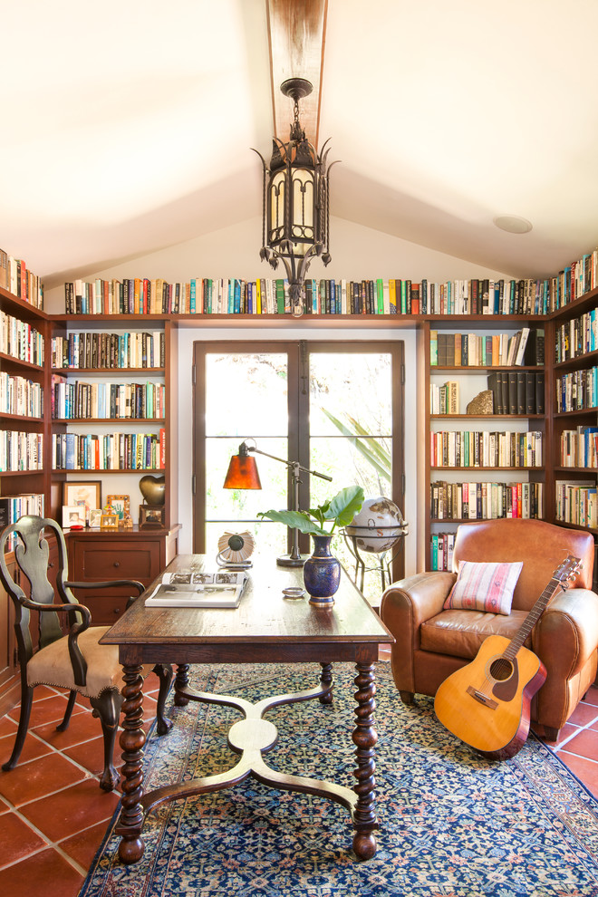 Spanish Colonial Bungalow | Malibu - Mediterranean - Home Office - Los ...
