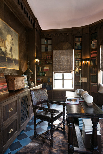Spanish Colonial Revival - Mediterranean - Home Office - Jacksonville ...