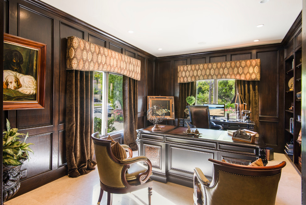 Spanish revival - Mediterranean - Home Office - Los Angeles - by ...