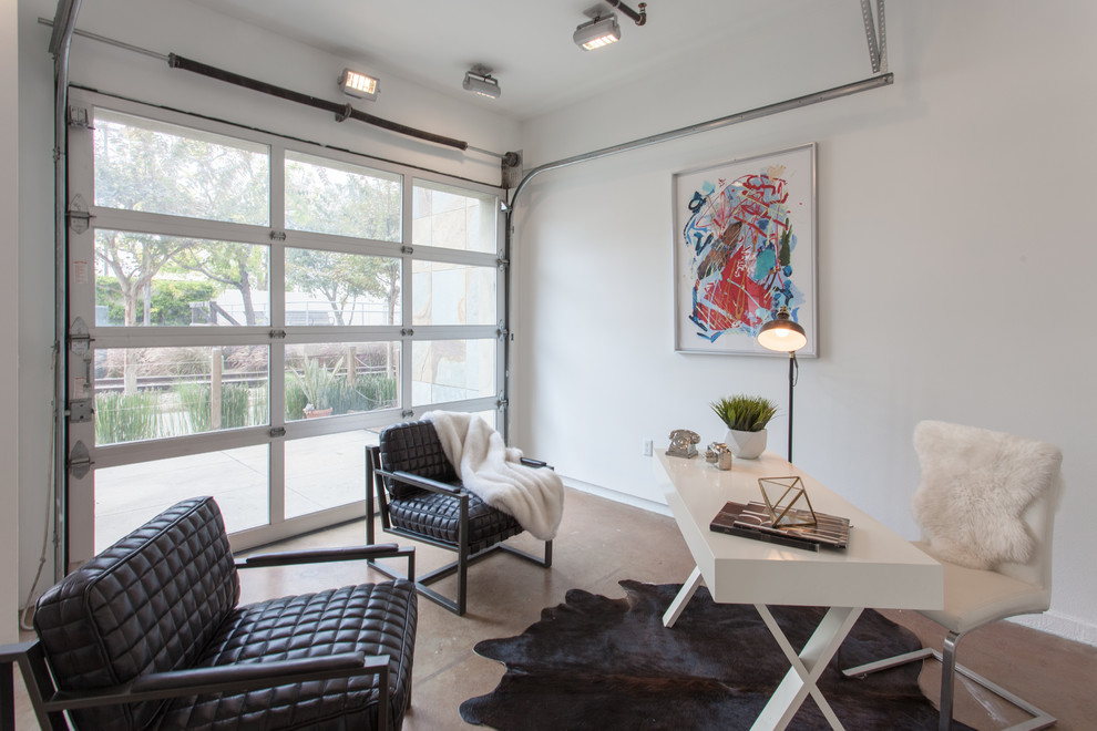 STAGING - SANTA ANA MODERN LOFT - Modern - Home Office - Orange County - by Belle Design + Build ...