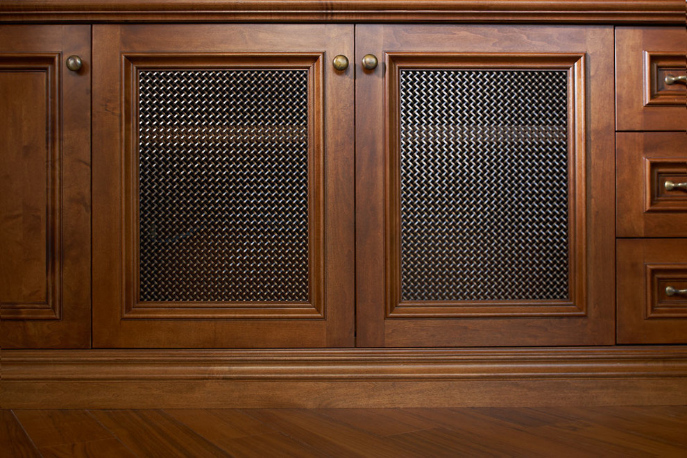 Stained Wood Den - Traditional - Home Office - Toronto - by User | Houzz