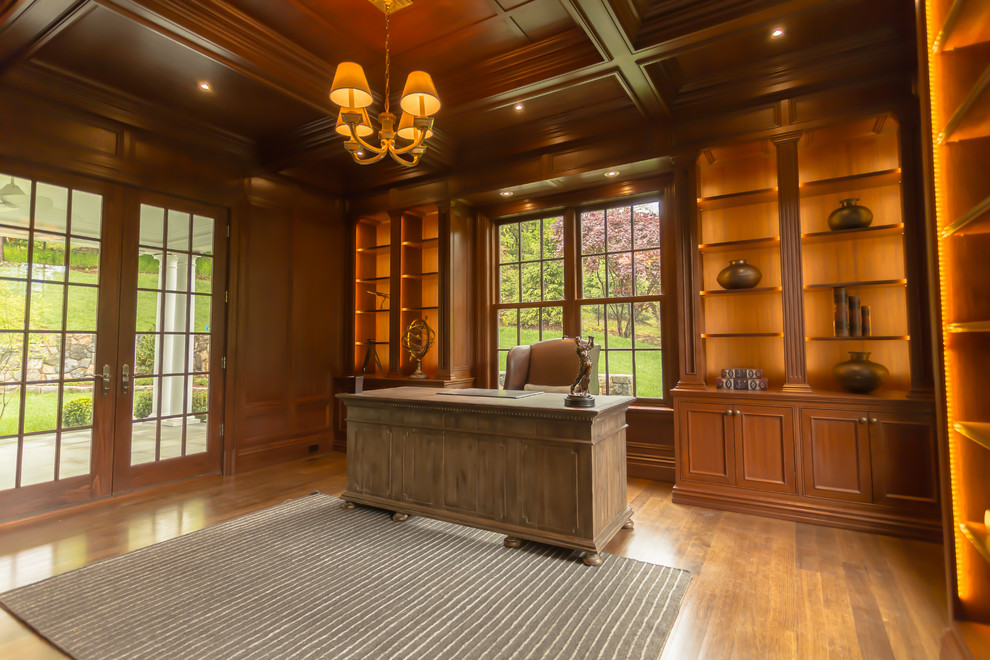 Stately Library - Traditional - Home Office - New York - by RCCM, INC ...