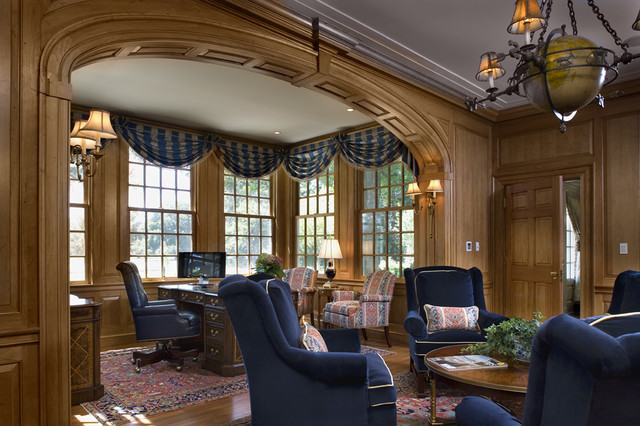stately manor - Traditional - Home Office - Philadelphia - by Diane ...