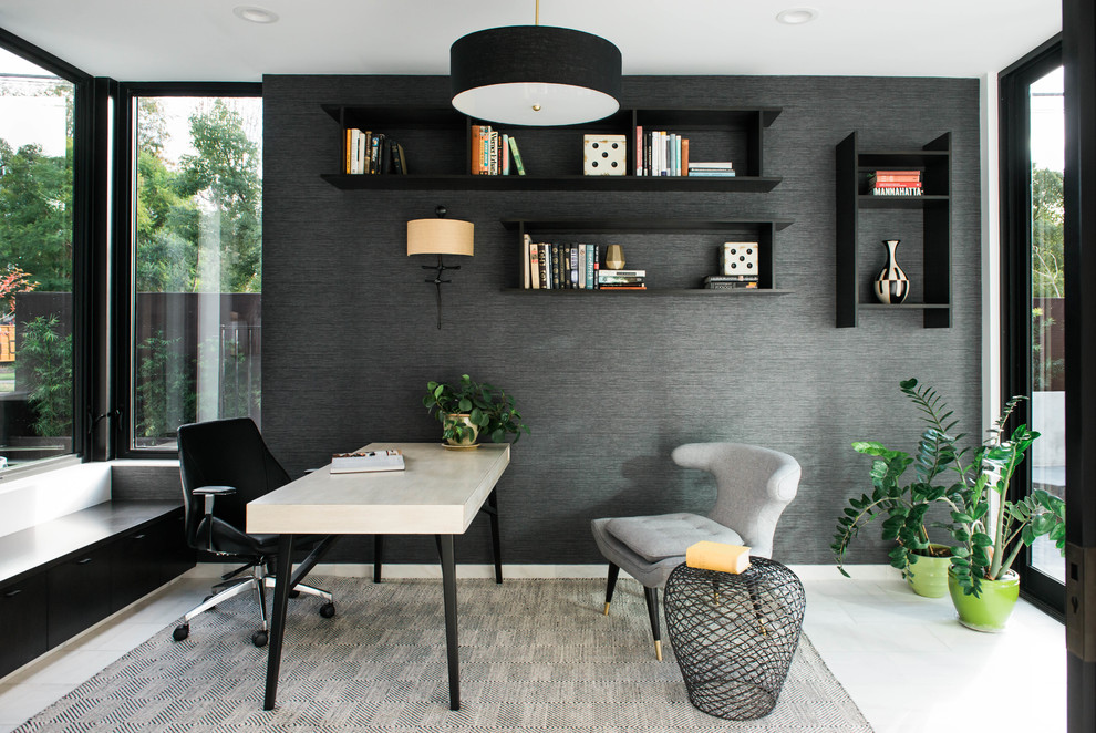 Stone'clad - Modern - Home Office - Los Angeles - by Build Therapy | Houzz