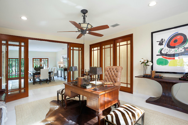 The Sanctuary - Mediterranean - Home Office - Miami - by ibi designs ...