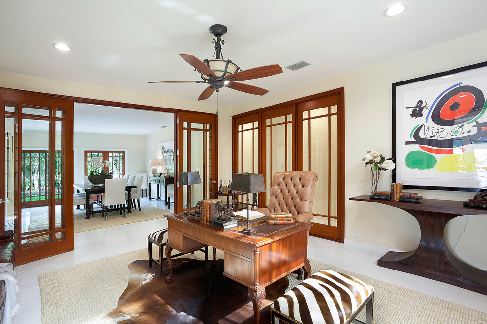 The Sanctuary - Mediterranean - Home Office - Miami - by ibi designs ...