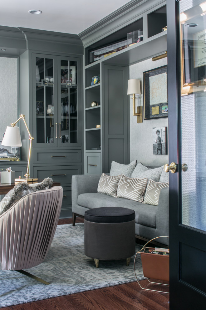 The Study - Traditional - Home Office - New York - by Melissa Hill Home ...