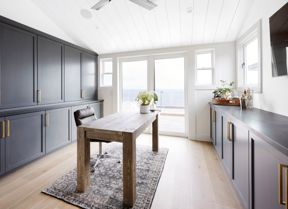 Three Arch Bay - Beach Style - Home Office - Orange County - by Pure ...