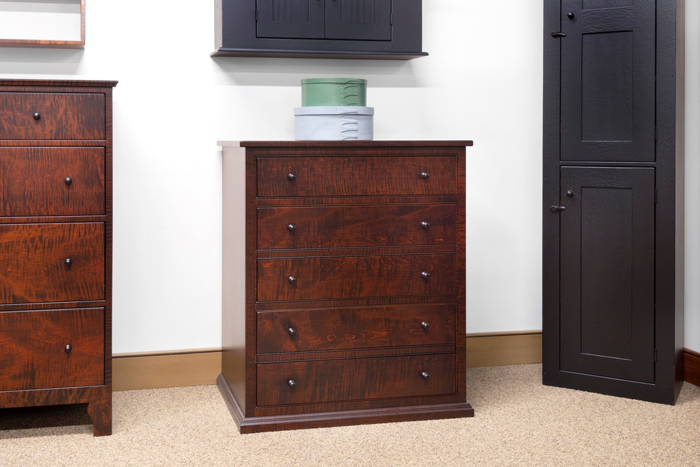 Tiger Maple 3 Drawer File Cabinet - Traditional - Home Office - Other ...