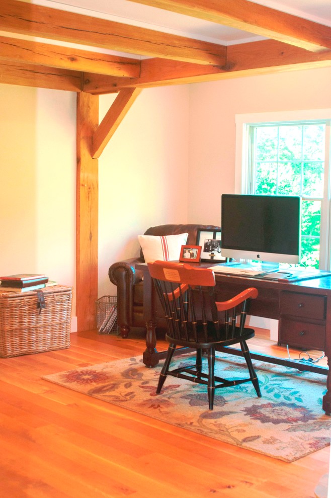 Timber Frame Beamed Ceilings - Farmhouse - Home Office - Nashville - by ...
