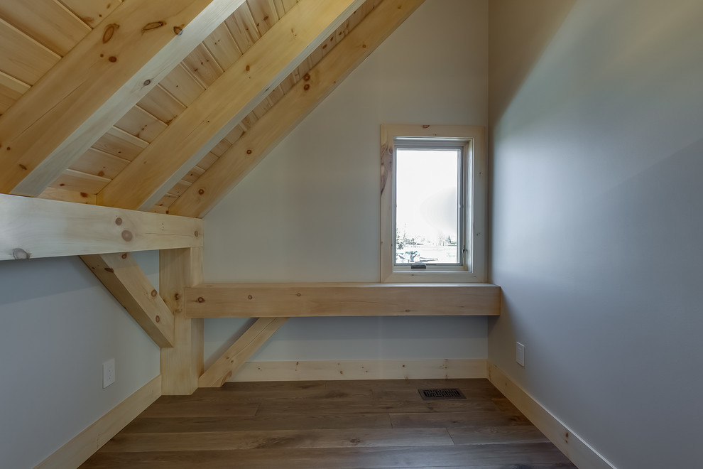 Timber Frame Home - Traditional - Home Office - Other - by D&S Homes ...