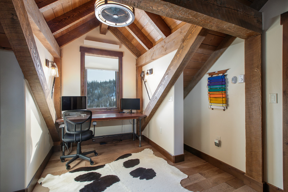 TIMBER FRAME HOME STEAMBOAT SPRINGS, CO - Rustic - Home Office - Denver ...