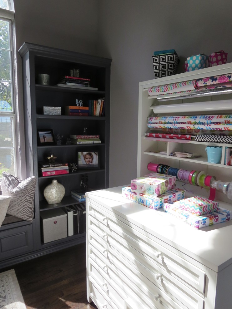 Transitional study, Austin, Texas - Transitional - Home Office - Austin ...