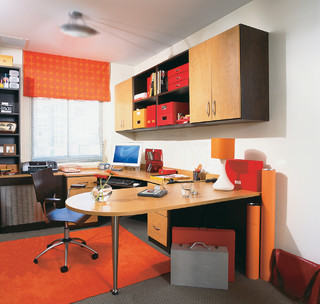 Two-Tone Office - Contemporary - Home Office - New York - by transFORM ...