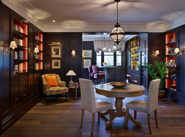 Victorian townhouse library - Victorian - Home Office - London - by Yeo ...