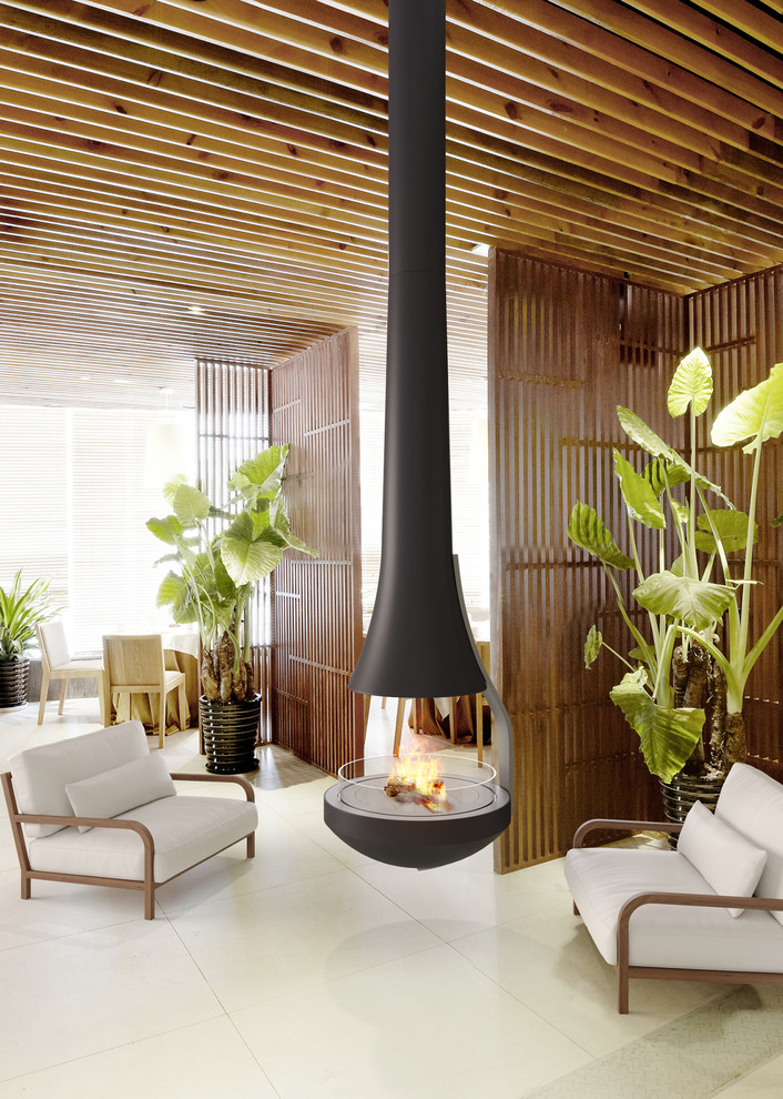 VITA Fireplaces TEIA | Suspended Fireplace - Home Office - Toronto - by ...