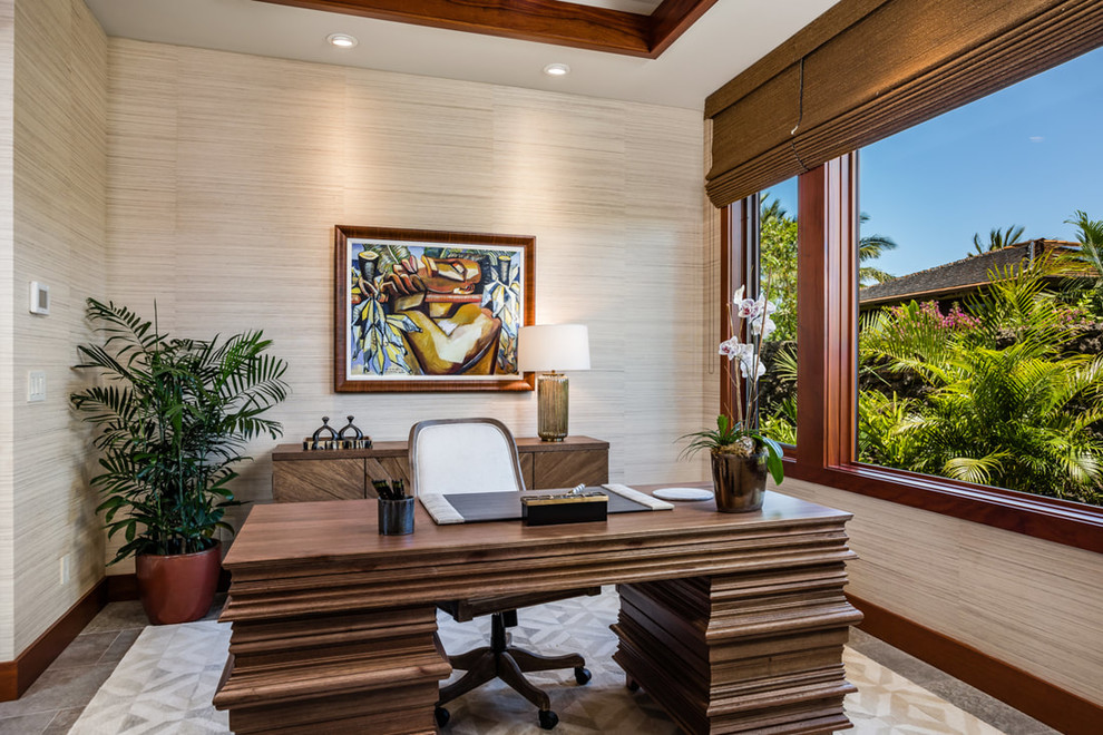 Wahi Pana 9 - Tropical - Home Office - Hawaii - by Willman Interiors ...
