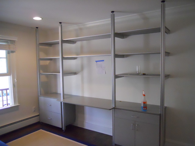 Wall System - Contemporary - Home Office - New York - by SHELF SHOP GUY ...