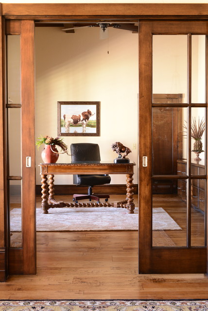 Western Traditional - Rustic - Home Office - Dallas - by Designs by K ...
