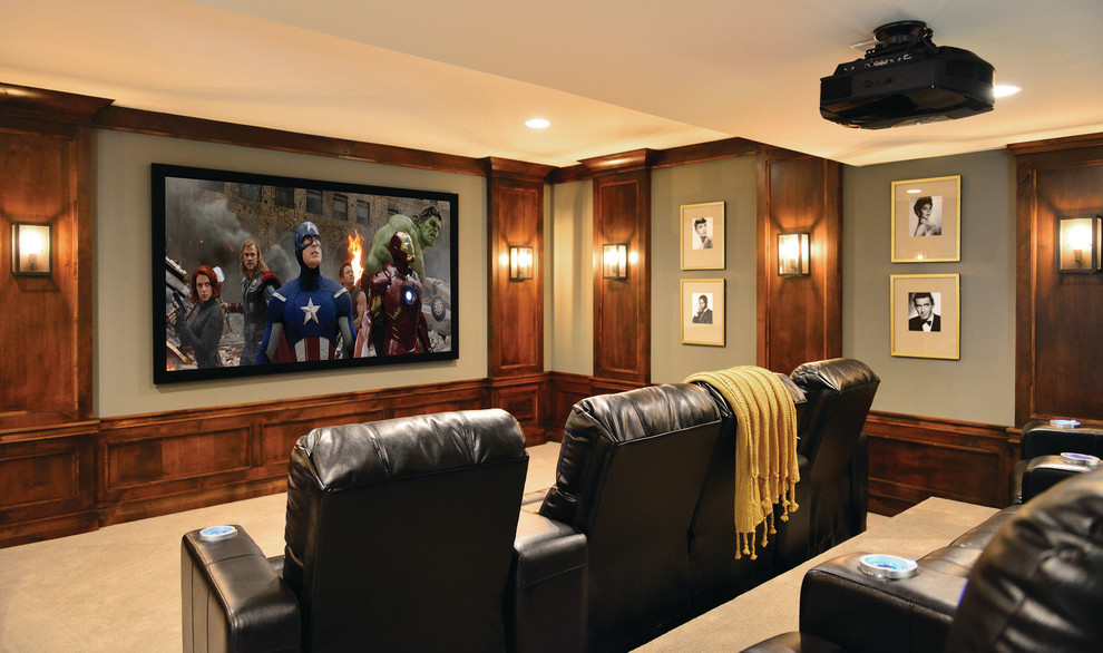 2014 Idea ShowHouse - Contemporary - Home Theater - Detroit - by Arteva ...