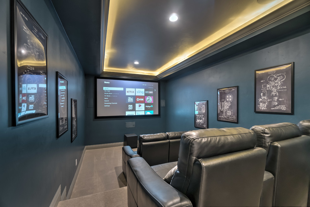 2017 Parade of Homes - Farmhouse - Home Theater - Other - by Guardian ...