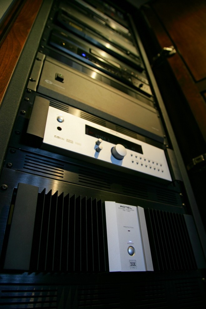 A/V Equipment Rack - Traditional - Home Theater - San Francisco - by ...