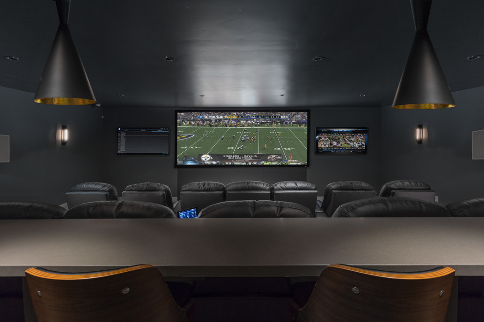 Alpine, Utah Home Theater - Contemporary - Home Theater - Salt Lake ...