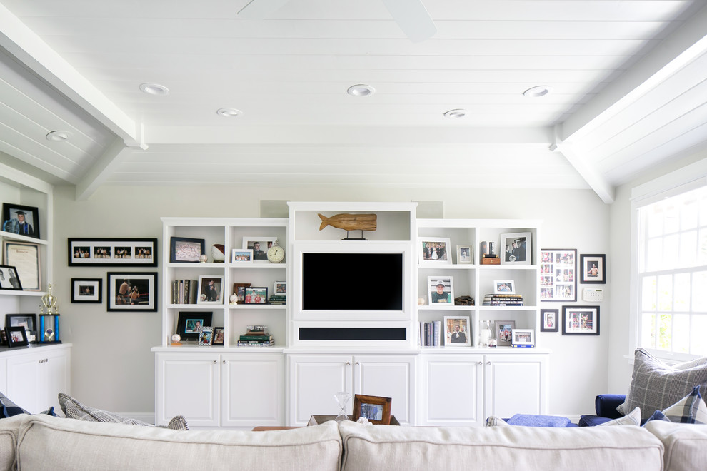 Avenida Cresta - Beach Style - Home Theater - San Diego - by AGK Design ...