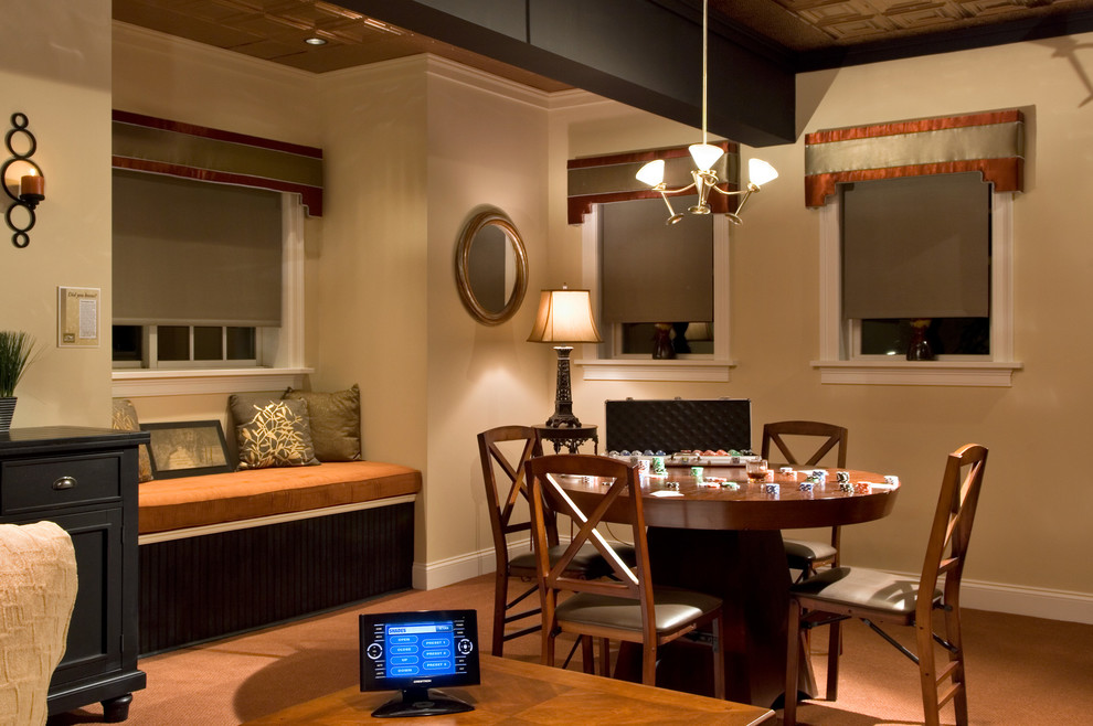 Basement Home Theater - Traditional - Home Theater - New York - by ...