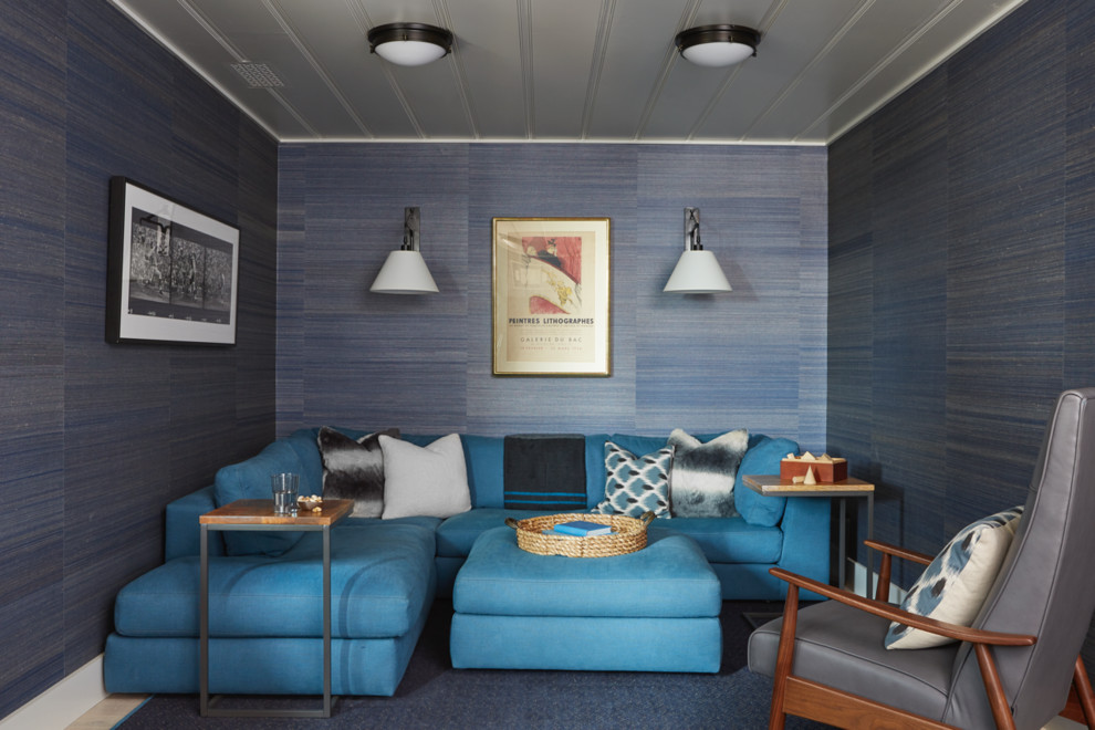 Breakers Way - Beach Style - Home Theater - Los Angeles - by Two Trees ...