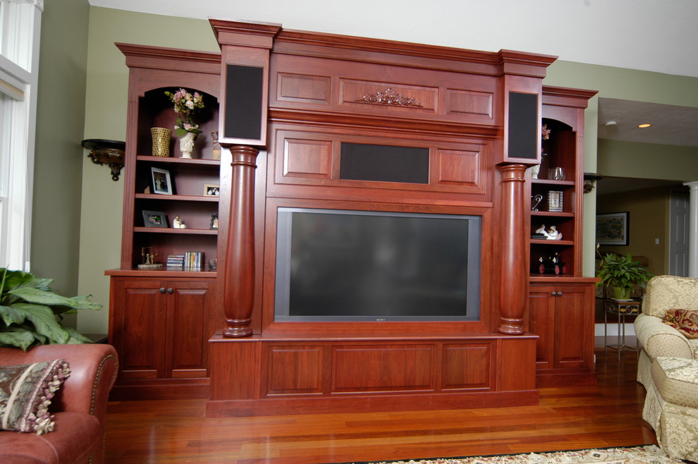 Built-in entertainment Unit - Traditional - Home Theater - Boston - by ...