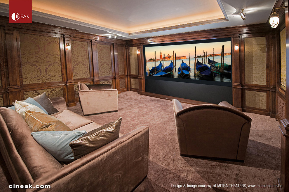 Cineak Custom Home Theater Seats - Traditional - Home Cinema - Los Angeles - by CINEAK luxury ...