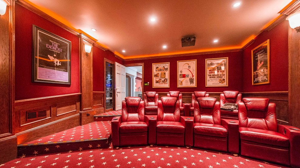 Cinema At Home - Traditional - Home Theater - New York - by Absolute ...