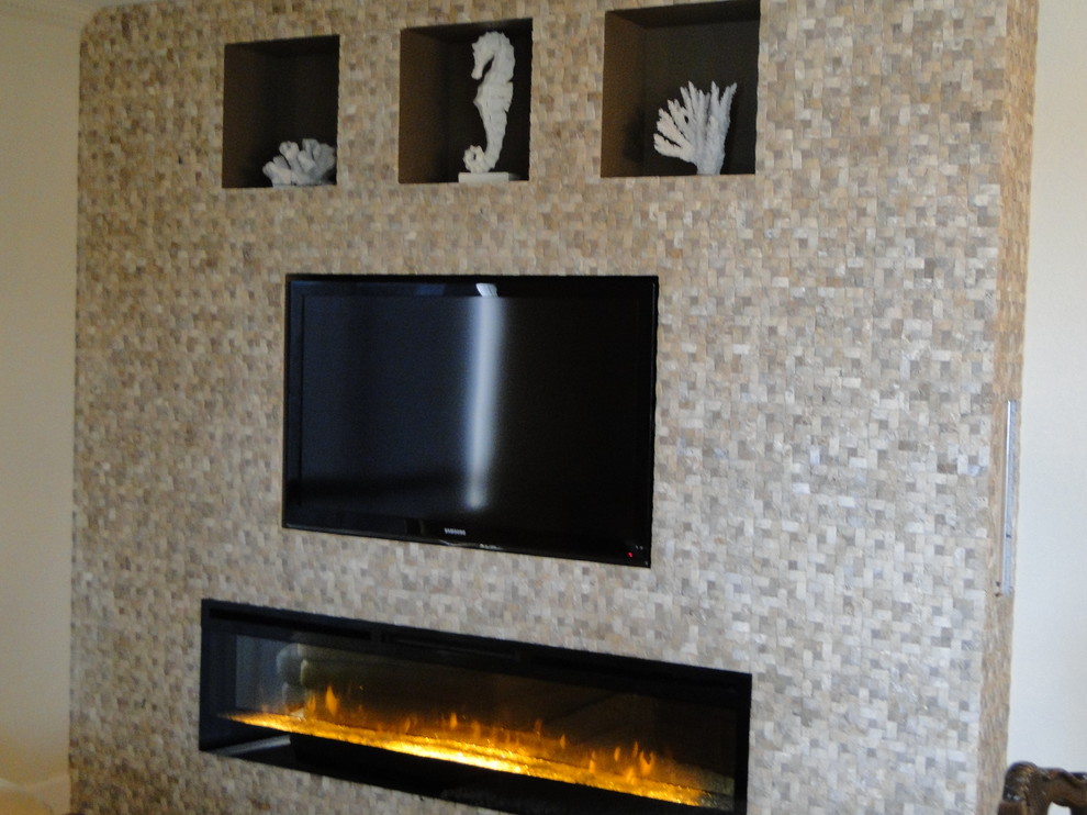 Coastal - Beach Style - Home Theater - Tampa - by Interior Design ...