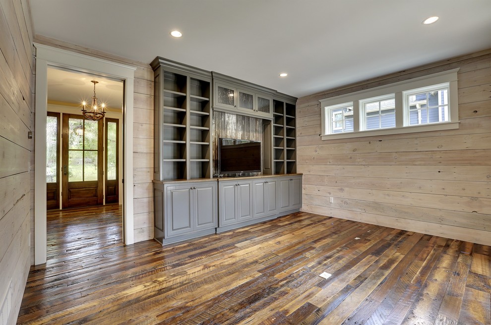 Cottage Farmhouse - Rustic - Home Theater - Minneapolis - by Mark D ...
