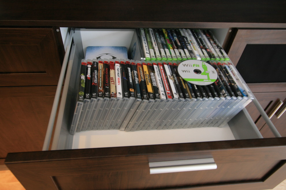 Custom AV Unit - Modern - Home Theater - Other - by The Corner Woodshop ...