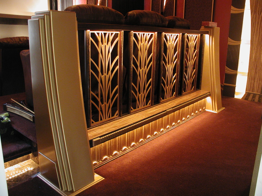 Custom built home theater - Modern - Home Theater - Sacramento - by ...