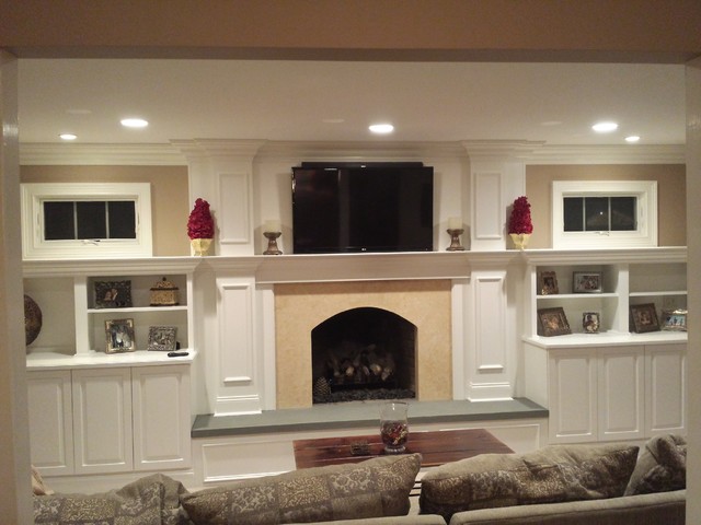 Custom Fireplace Mantels - Eclectic - Home Theatre - New York - by 3-D ...