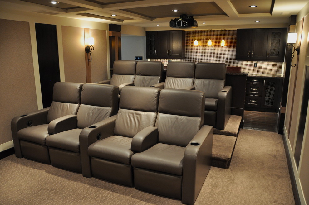 Custom Home Theatre - Home Theater - Toronto - by User | Houzz