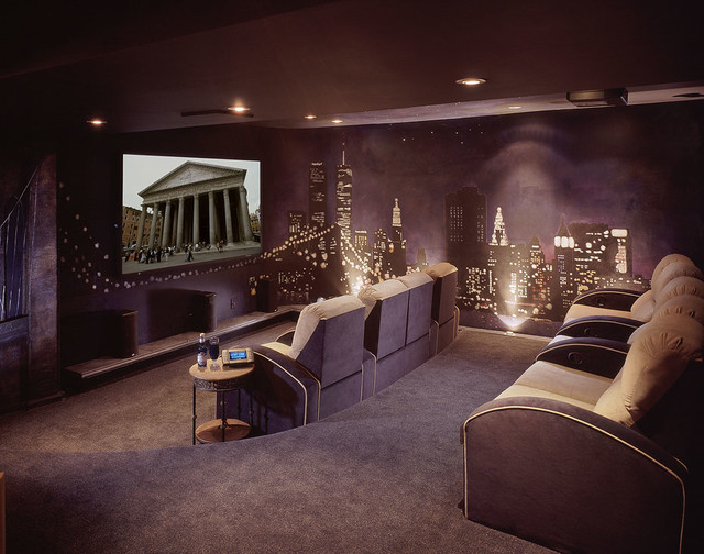 Custom Home Theatre - Contemporain - Salle de Cinéma - Toronto - par ...
