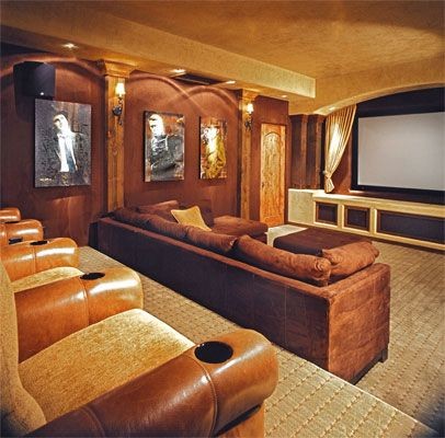 Custom Movie Theatre - Transitional - Home Theater - Phoenix - by ...