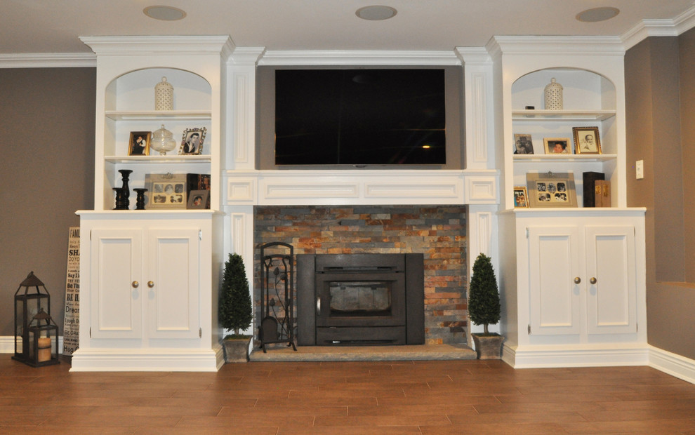 Custom Trim | Built-Ins - Traditional - Home Theater - New York - by ...