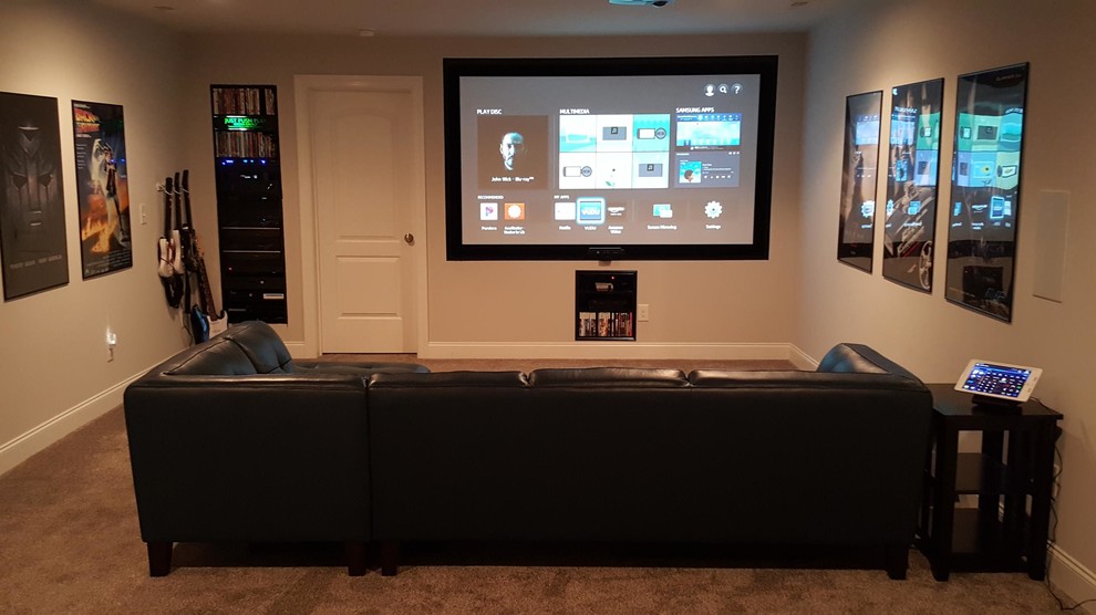 Douglas - Home Theater - 100'' Projection Screen - 7.2 SS - RTI Home ...