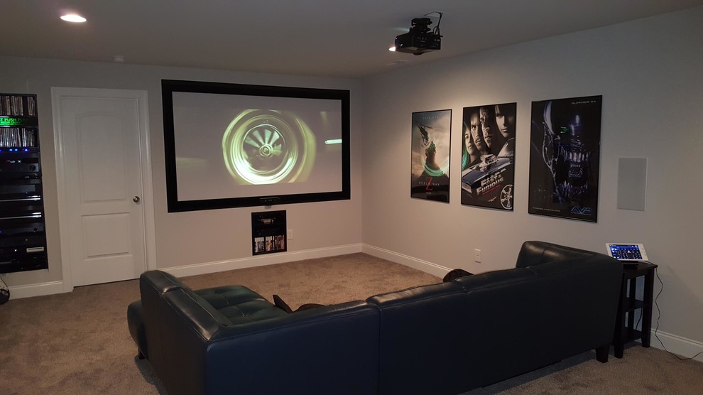 Douglas - Home Theater - 100'' Projection Screen - 7.2 SS - RTI Home ...