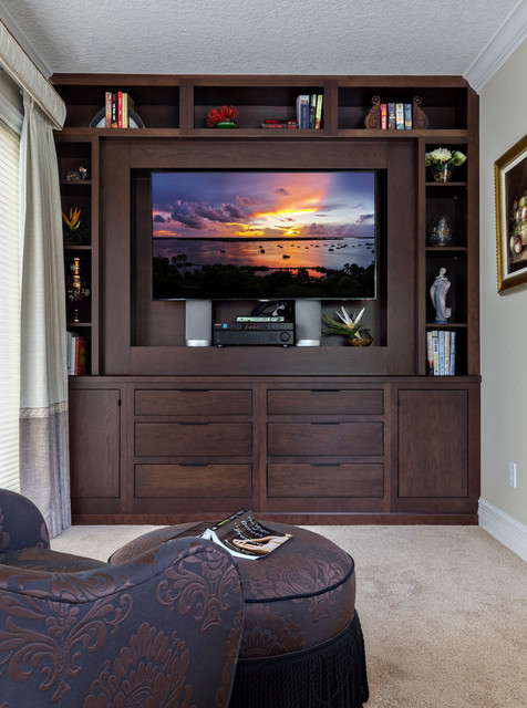 Entertainment Center - Transitional - Home Theatre - Miami - by ...