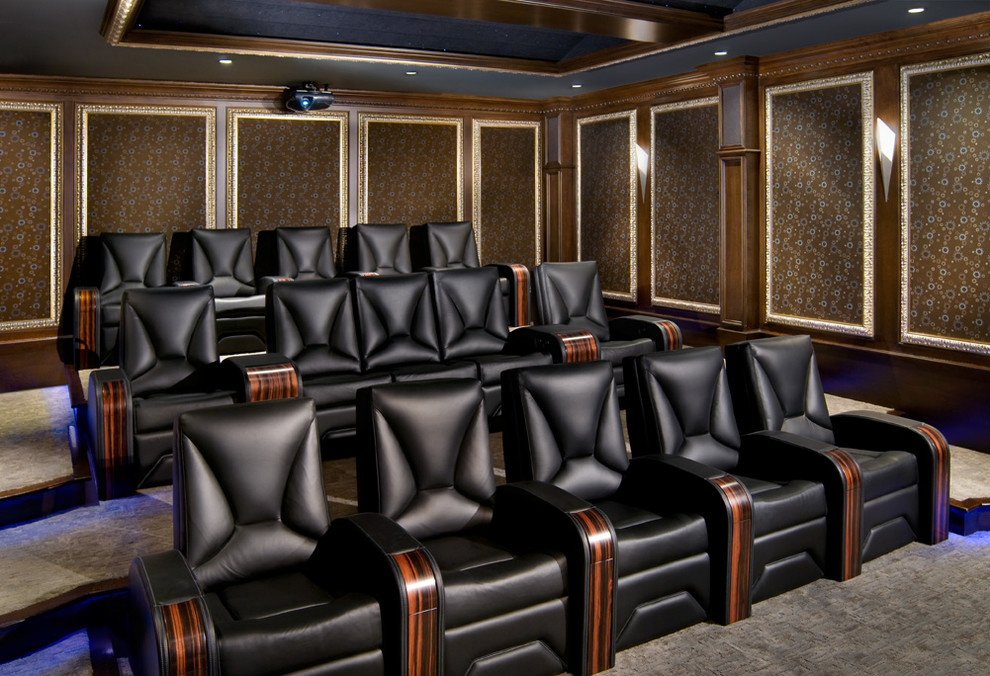 European Contemporary - Contemporary - Home Theater - Other - by Martin ...