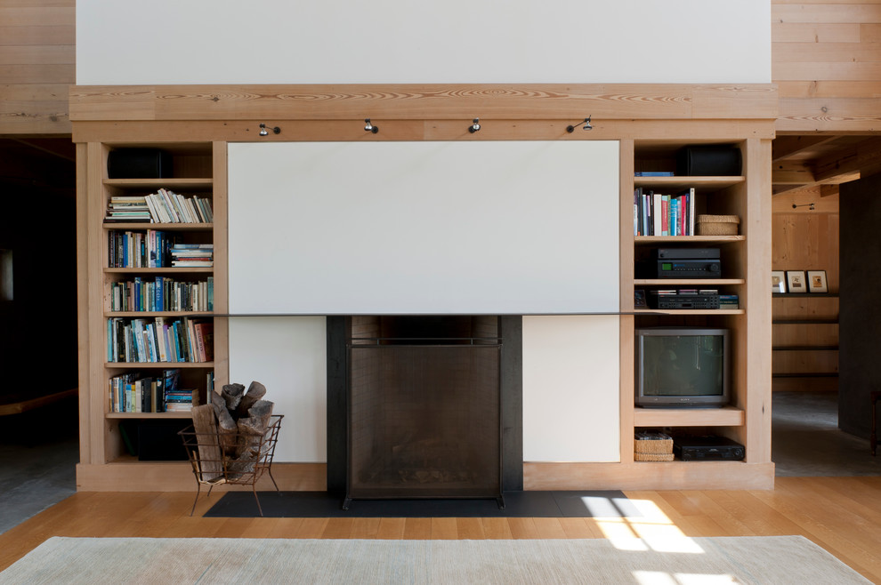 Fairfield Pond House - Farmhouse - Home Theater - New York - by James ...