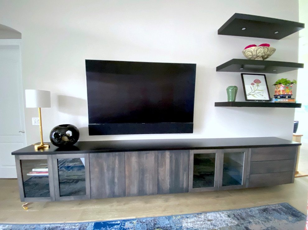 Floating Entertainment Unit - Modern - Home Theater - Tampa - by Miller ...